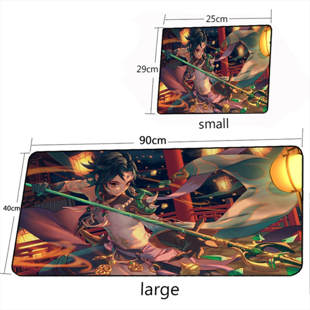 Genshin Impacto XIAO Mouse Pad Gamer XL Grande Anime DeskMat Acessórios ...