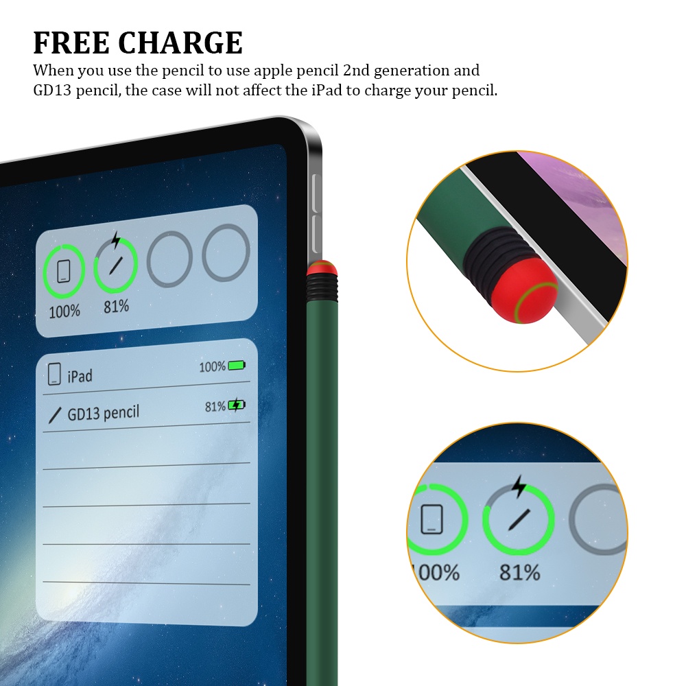 goojodoq Capa Protetora Da Caneta Stylus Touch Protector Aplicável Ao Lápis ipad 2 E 9a 10a 11a ...