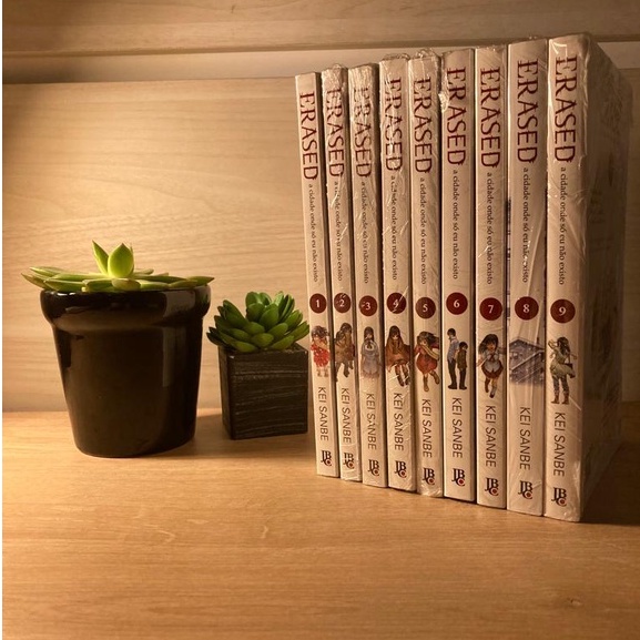Box Erased - Coleção Completa 1 ao 9 (como nova) | Shopee Brasil
