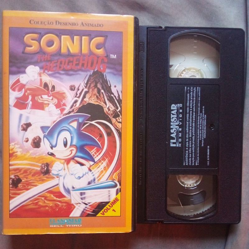 vhs sonic the hedgehog | Shopee Brasil