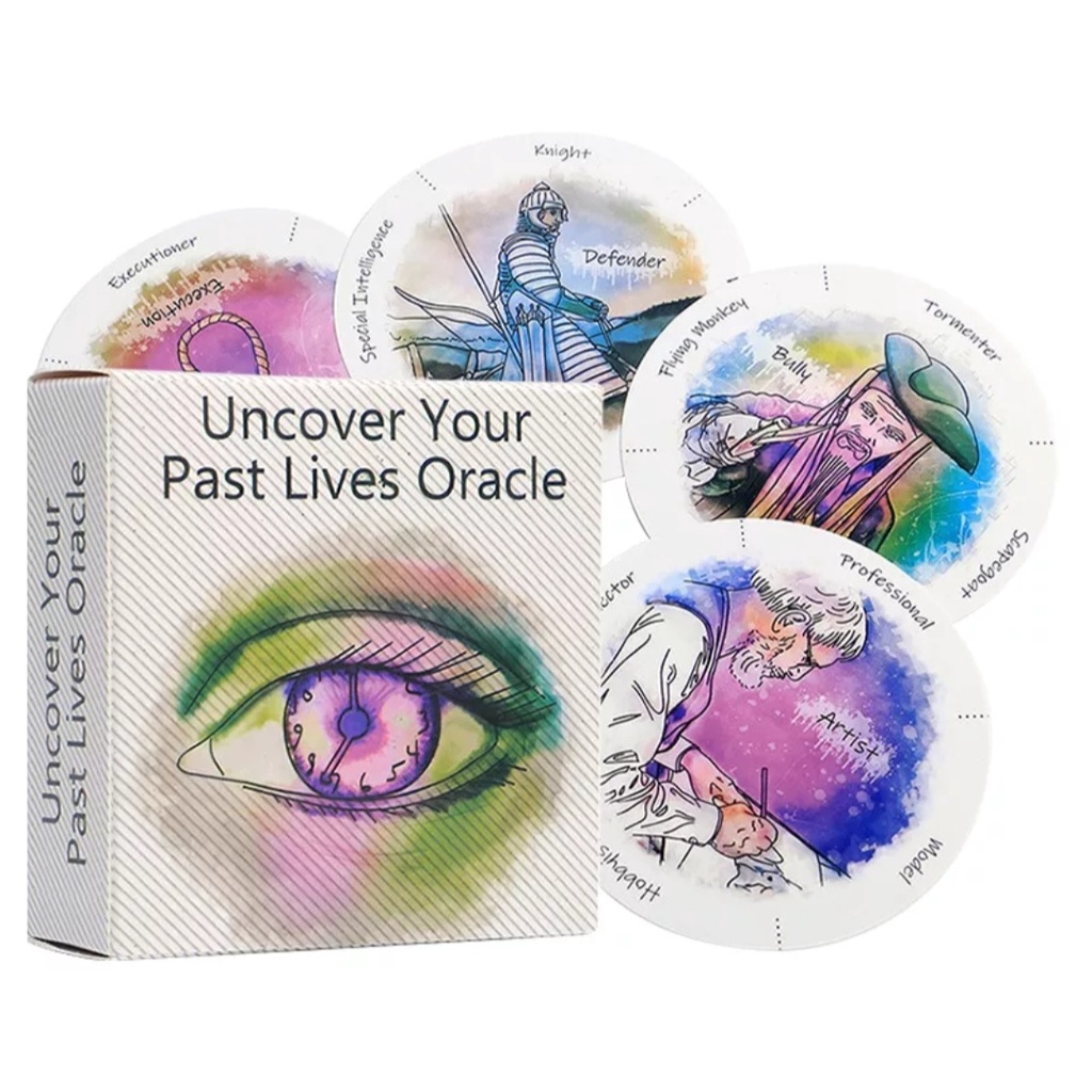 Uncover Your Past Lives Oracle Deck Oráculo Descubra Suas Vidas ...