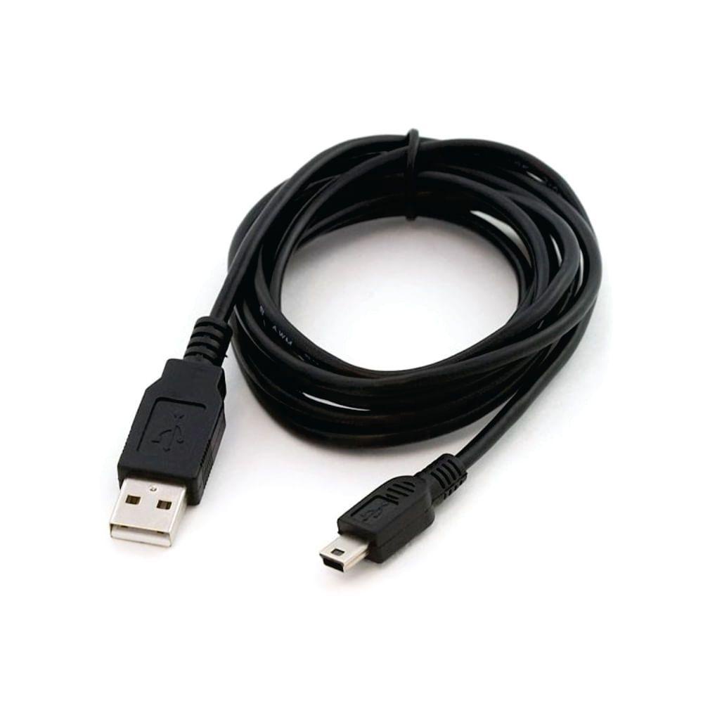 Cabo Usb Macho Padrão A x Mini Usb B Macho V3 5 pinos | Shopee Brasil
