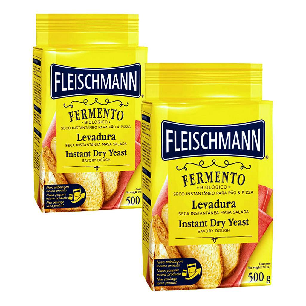 Fermento Biológico Seco Instantâneo Massas Salgadas Fleischmann 1 Kg ...