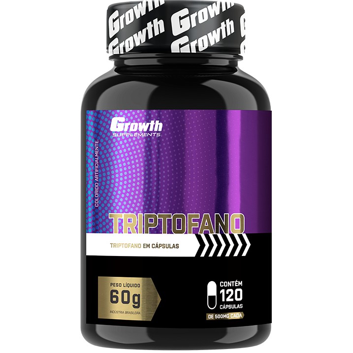 Triptofano 120 caps - Growth Supplements | Shopee Brasil