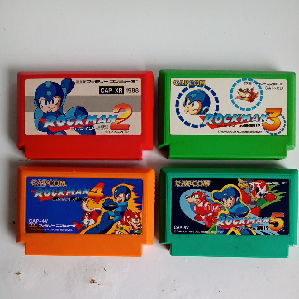 Lote Jogos Famicom ( Rockman) | Shopee Brasil