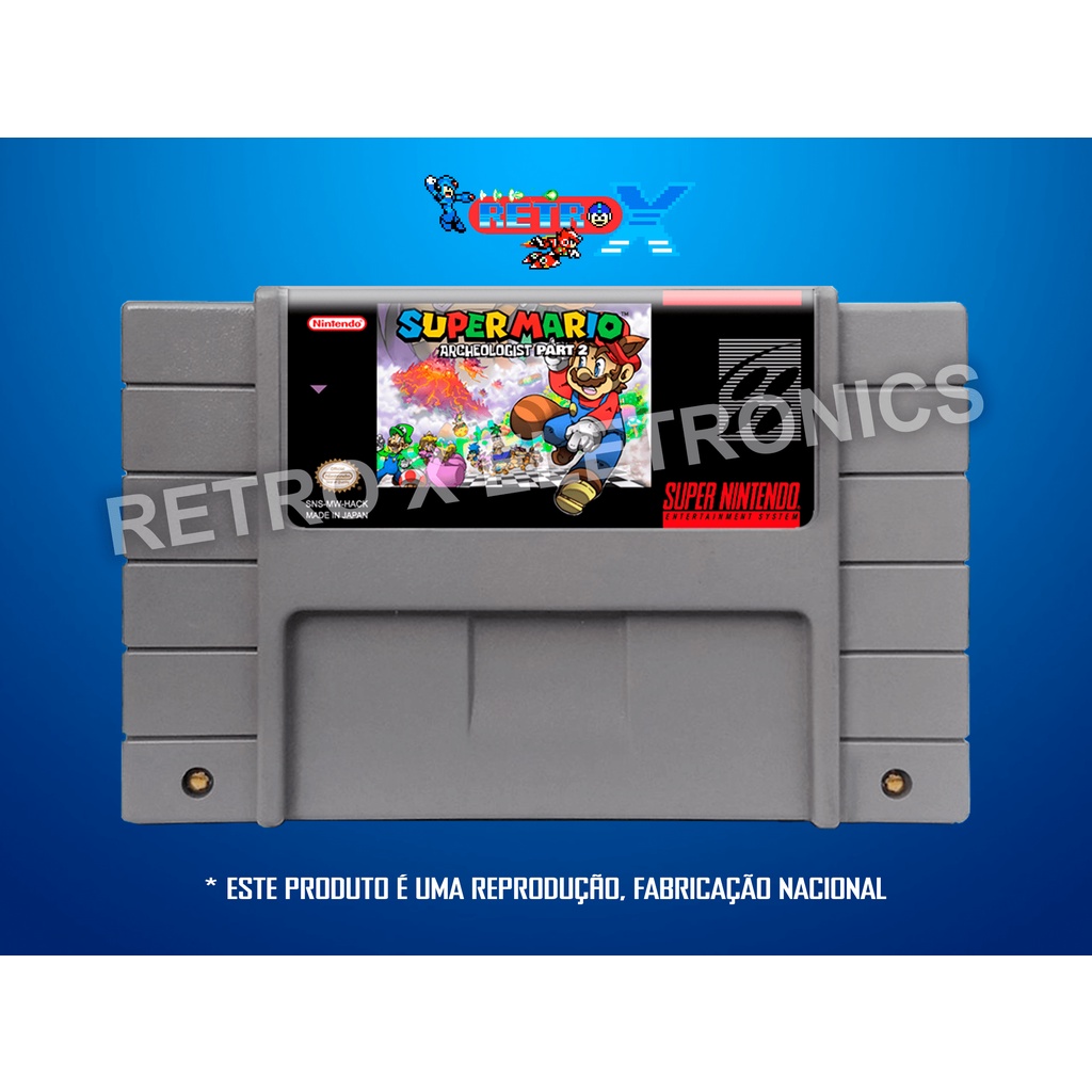 Mario Archeologist: Part 2 - CARTUCHO SNES | Shopee Brasil