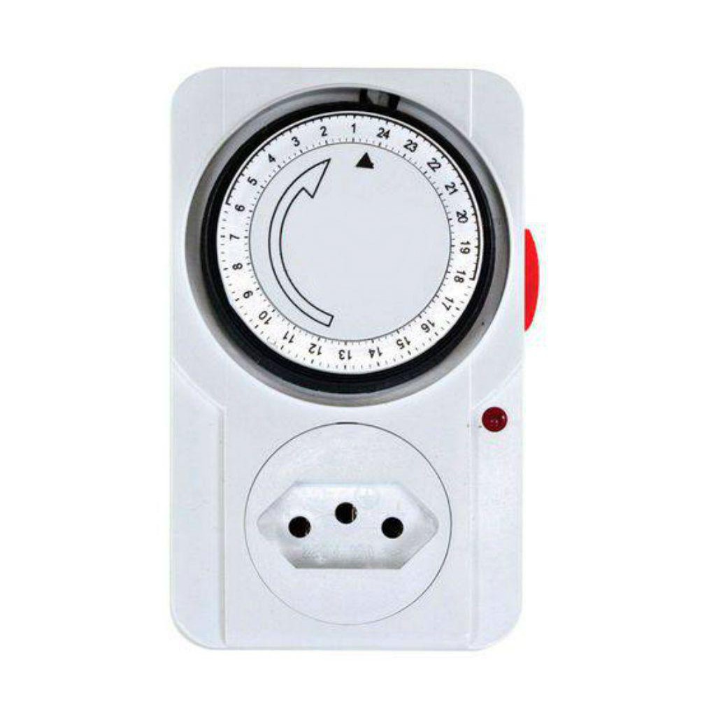 Timer Temporizador Analógico (Mecânico ) Liga Desliga Tomada. | Shopee ...