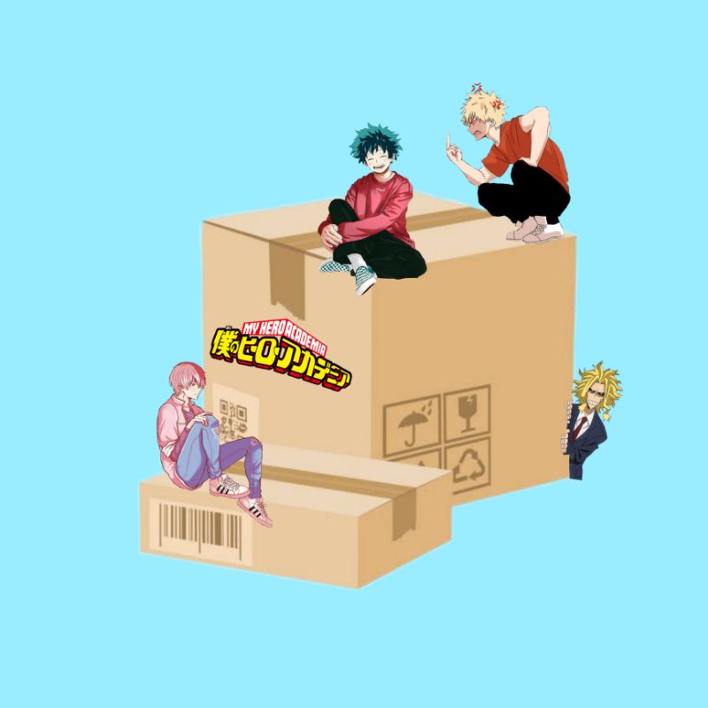 Box de Boku no Hero Academia | Acessórios Aesthetic | Anime | Shopee Brasil