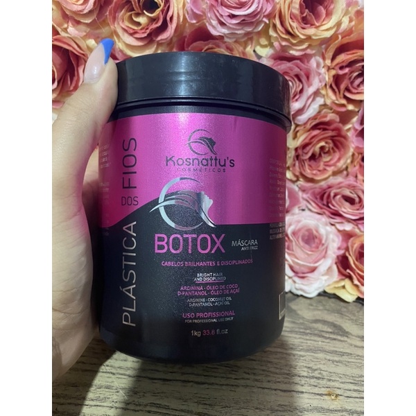 Botox Plastica dos Fios 1kl Kosnattus Cosméticos SEM FORMOL | Shopee Brasil