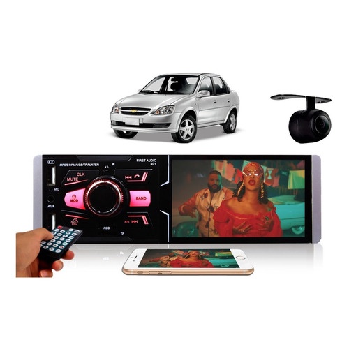 Radio Dvd Bluetooth Mp5 Usb 1din Espelhamento Gm Classic | Shopee Brasil