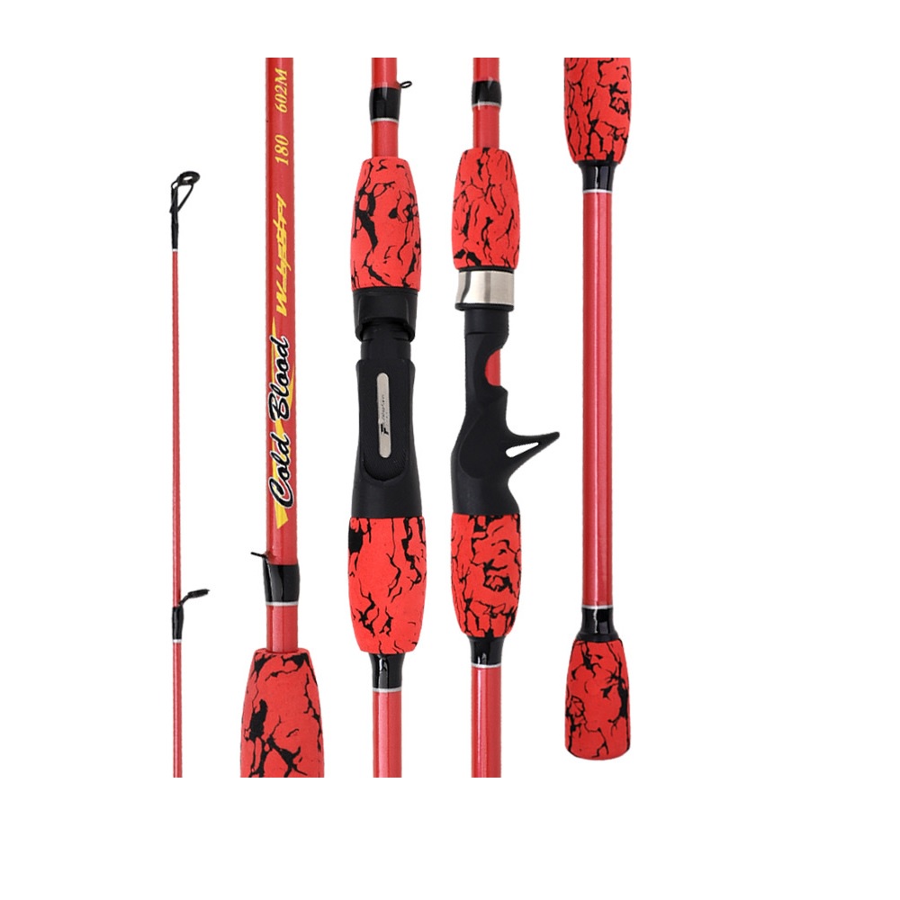 Vara Pesca Carbono Cold Blood Para Carretilha 2,10 Mts 25 Lbs 2 Pts ...