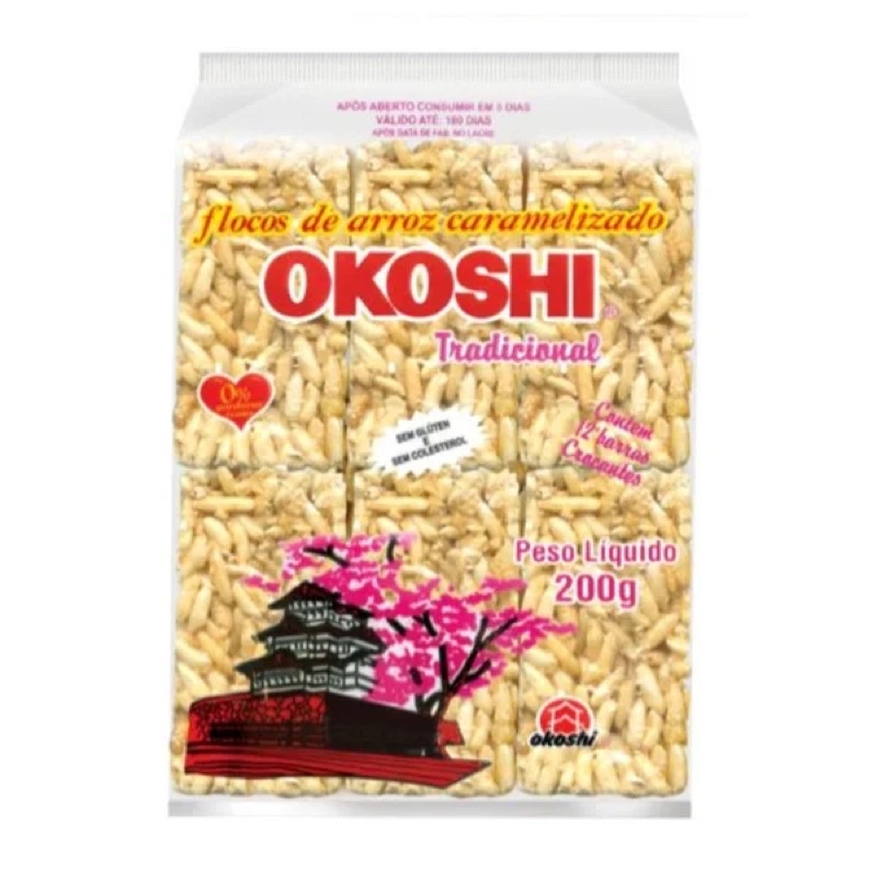 Biscoito de arroz okoshi | Shopee Brasil
