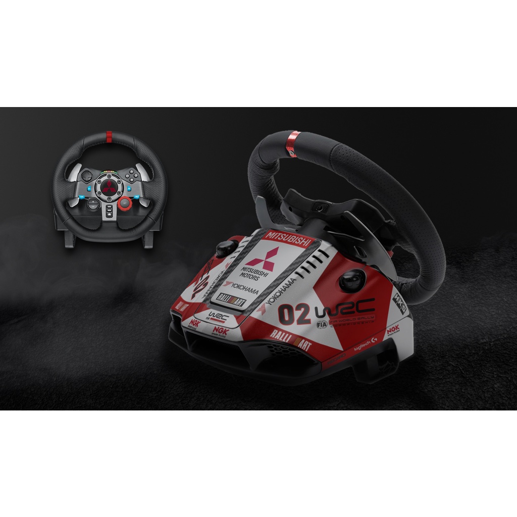 Skin MITSUBISHI RALLIART para Volantes G29 G920 G27 G923 G25 - Faz a Boa!