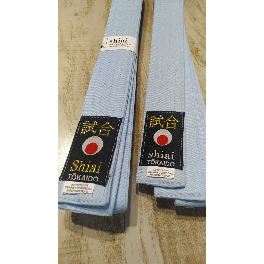 Faixa Azul Claro - Shiai Tokaido | Shopee Brasil