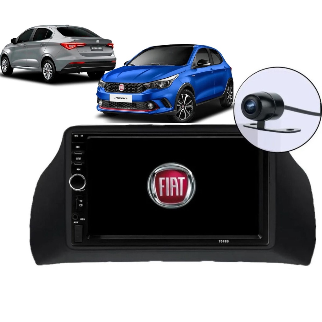 Central Multimidia Fiat Argo Cronos 2018 2019 2020 2021 2022 Mp5 Moldura Câmera De Ré | Shopee ...