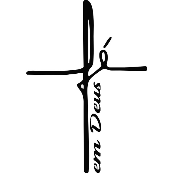 Adesivo Religioso Fé em Deus - 25x17cm | Shopee Brasil