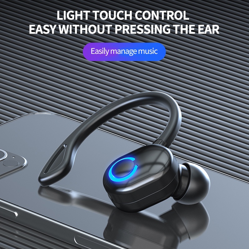 Mini Fone De Ouvido Intra-Auricular Esportivo Sem Fio Bluetooth 5.0 Com ...