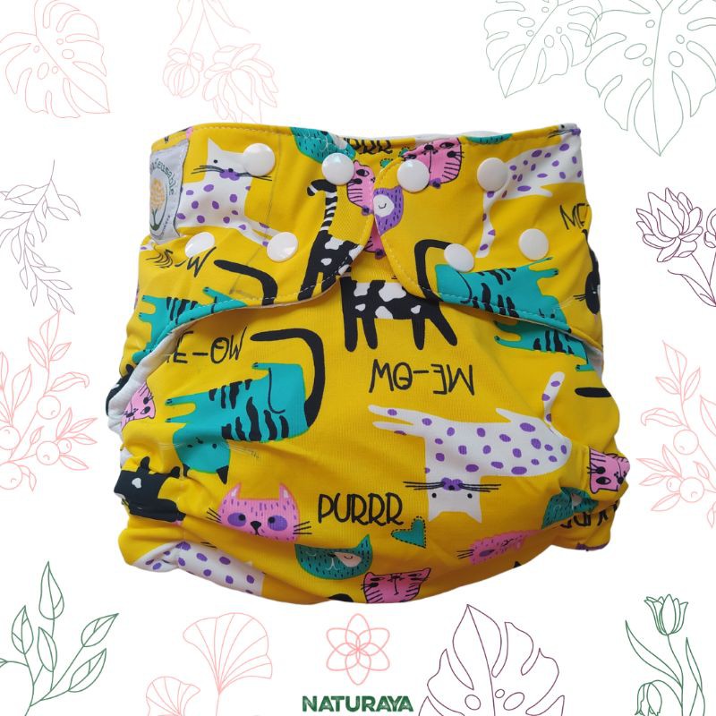 Fralda Adelita Reusable AIO (All In One) | Shopee Brasil
