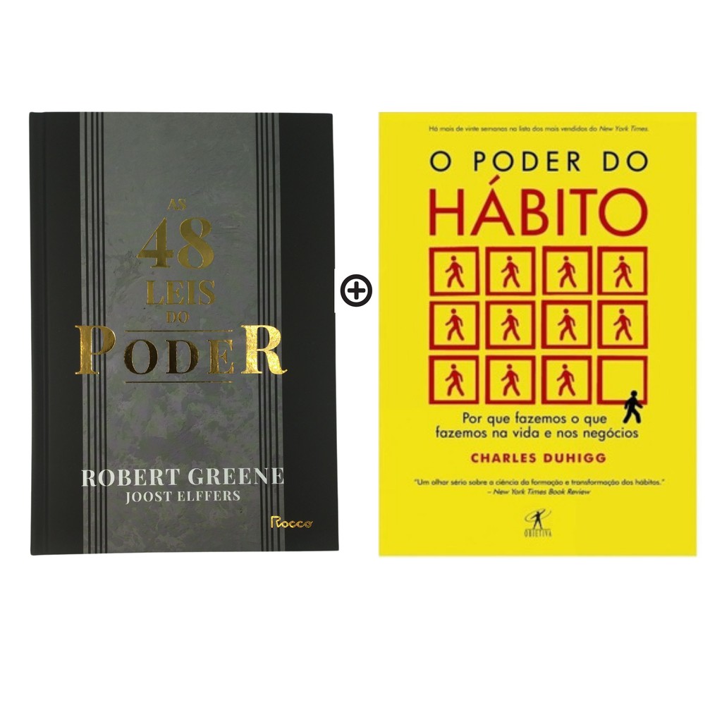 Kit - Livros As 48 Leis Do Poder + Livro O Poder Do Hábito. ENVIO ...