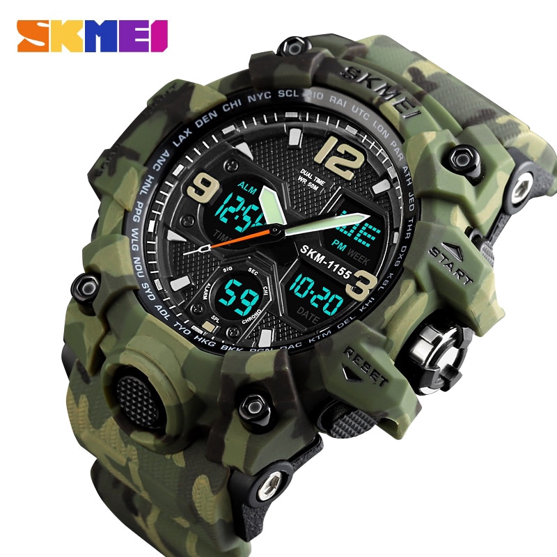 Luxury SKMEI Military Men's Waterproof Sports Watch | Shopee Brasil