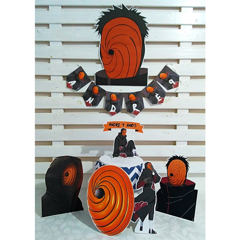 kit festa obito uchiha naruto mini | Shopee Brasil