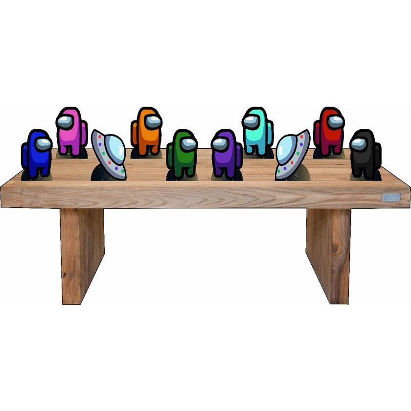 Among Us - Kit Display 8 De Mesa - Para Decoracao Festa | Shopee Brasil