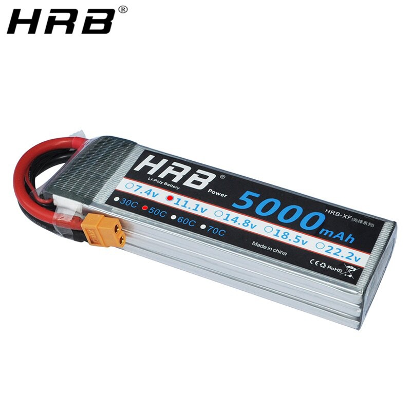 Bateria Lipo Hrb 3s 11.1v 5000mah Descarga 50c | Shopee Brasil