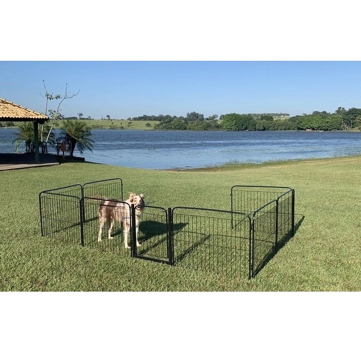 Cercado Pet Canil Para Dogs Cachorro 8 Grades de 65cm + Portão com Kit ...