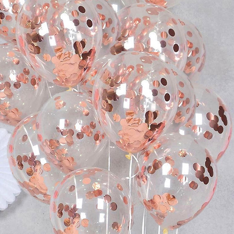 Transparent Confetti Balloon Birthday Party Wedding Decorations Clear ...