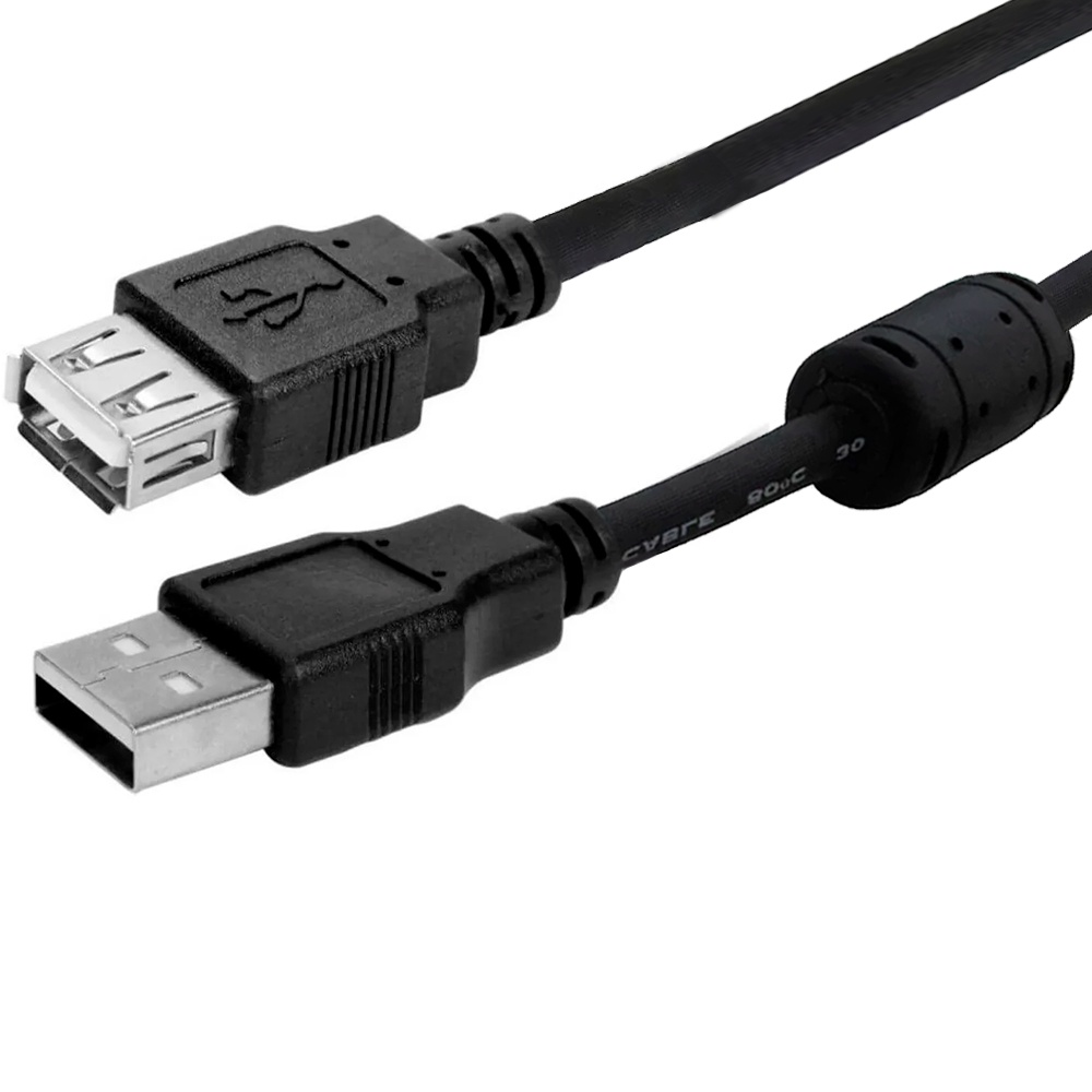Cabo Extensor Usb 2.0 Macho e Fêmea 3 Metros Com Filtro | Shopee Brasil Cabo Extensor Usb 2.0 Macho e Fêmea 3 Metros Com Filtro | Shopee Brasil