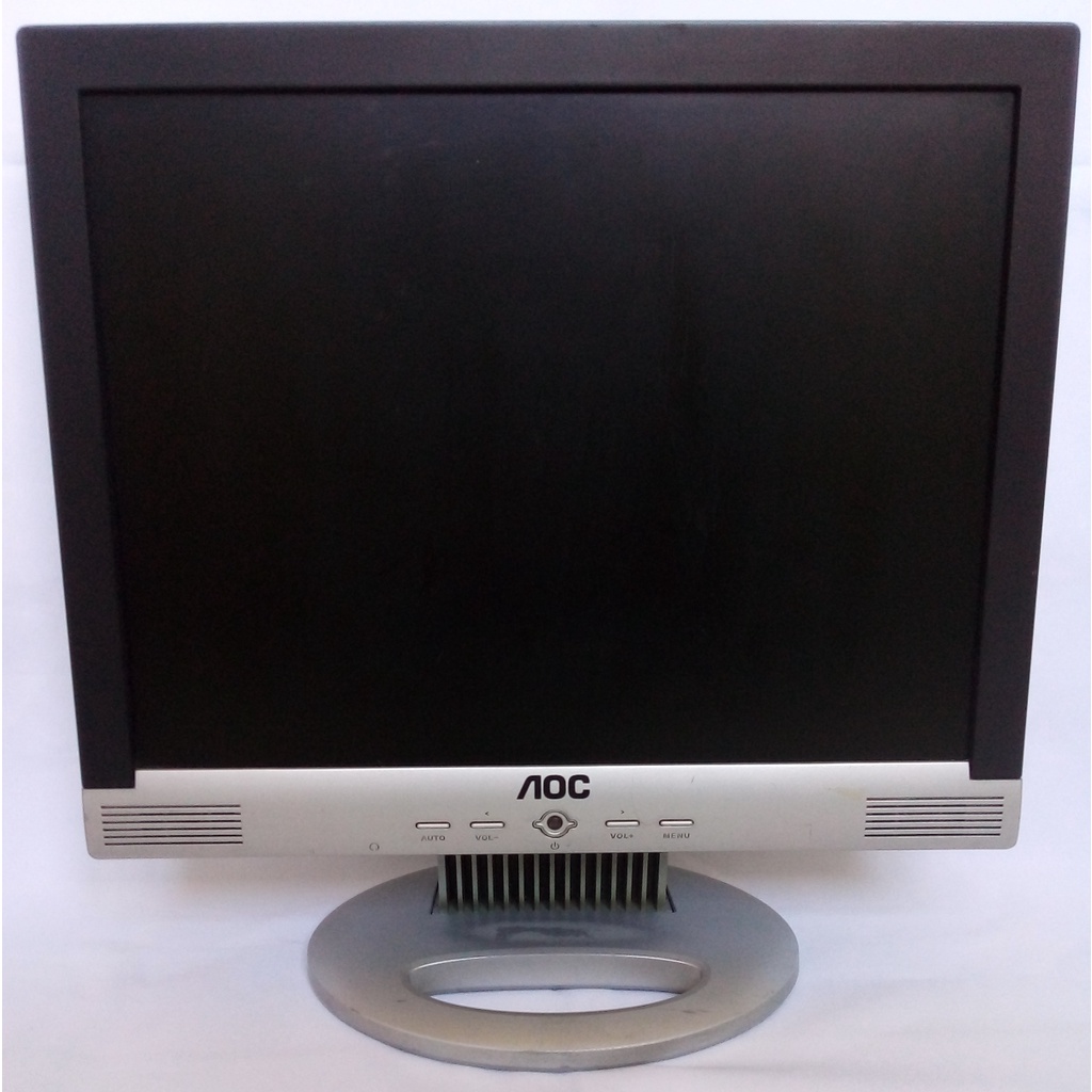 Monitor LCD 15 polegadas AOC Prata - Leia Toda Descrição do Anúncio ...