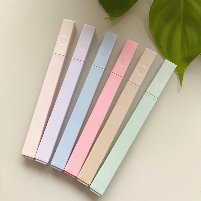 Marca texto Aesthetic Minimalista-Pantone,azul celeste,verde musgo,bege ...