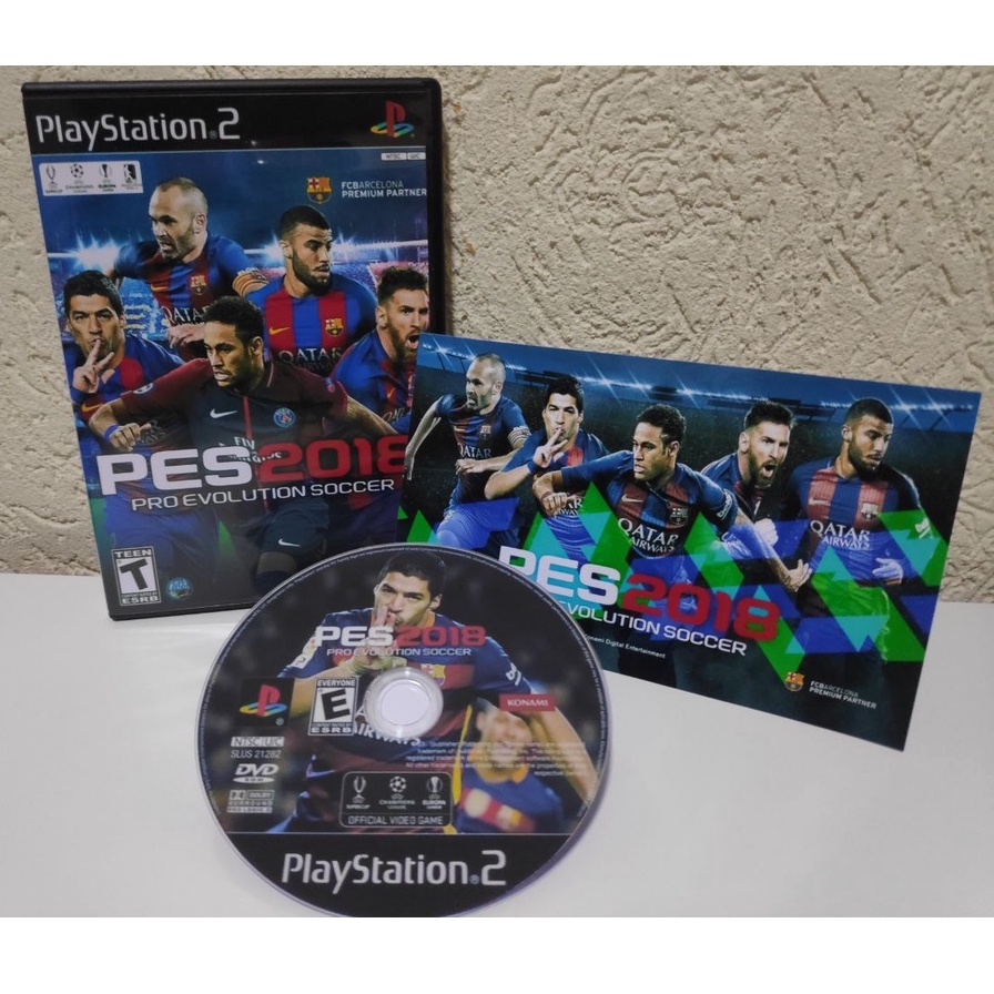 PRO EVOLUTION SOCCER 2018 - PS2 | Shopee Brasil