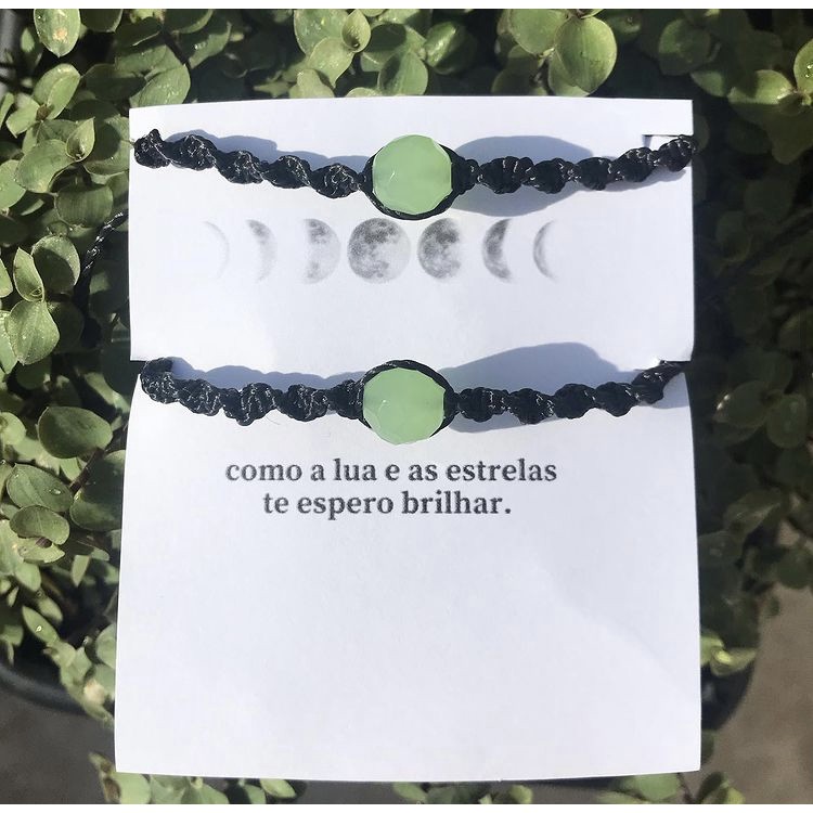 Pulseiras fases da lua | Shopee Brasil