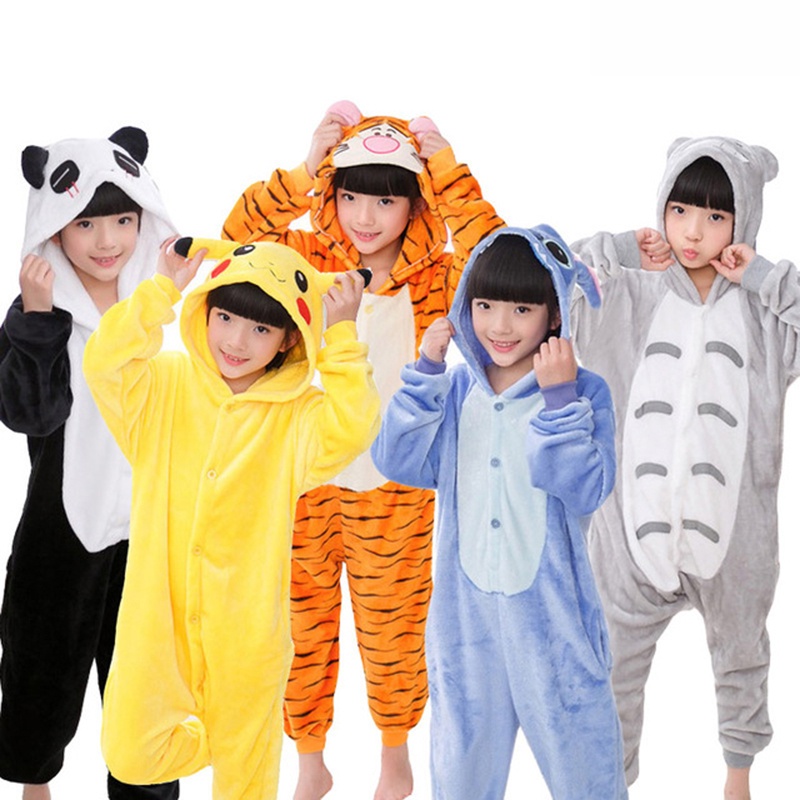 Macacão Infantil De Flanela Unicórnio/Unicornio Pajima Para 4-12 Anos ...