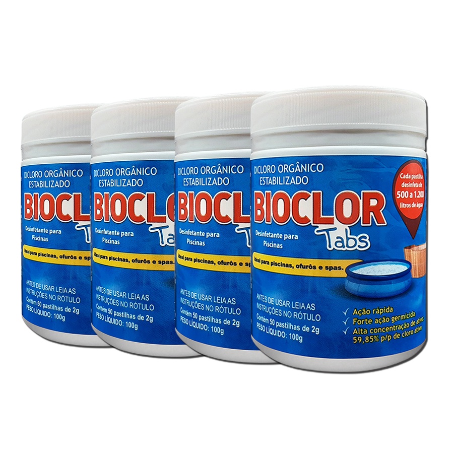 200 Pastilhas Cloro Organico para Piscina Inflavel, Jacuzzi e Banheira ...