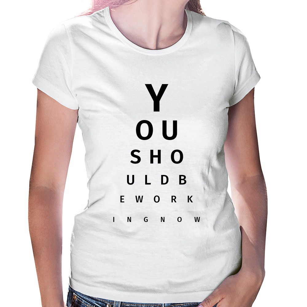 Baby Look You should be working now | Shopee Brasil