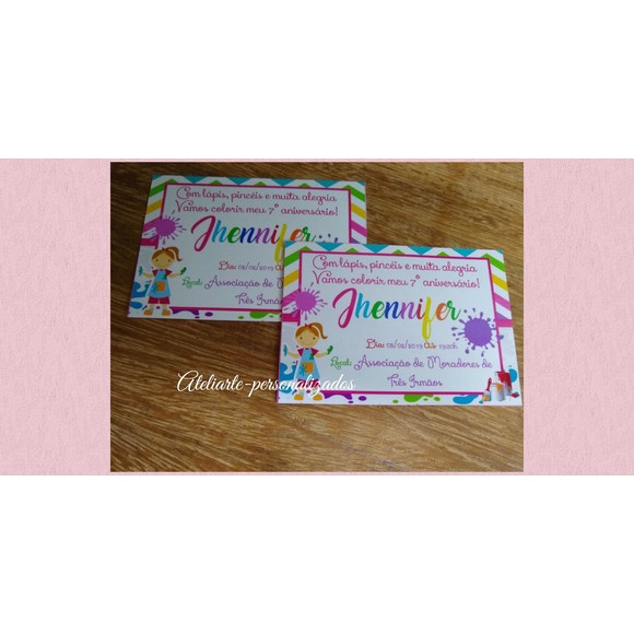 10 Convites personalizados pintando o sete 7 mimo | Shopee Brasil 10 Convites personalizados pintando o sete 7 mimo | Shopee Brasil