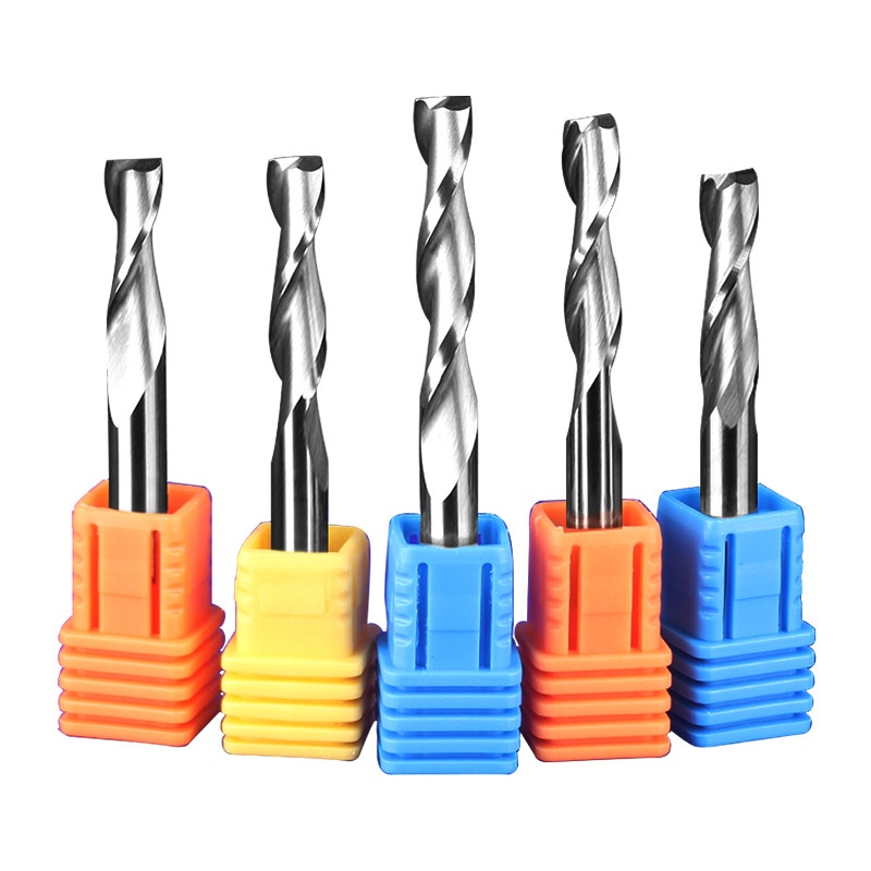 Vsharp Fresa De Ponta Plana CNC Gravura Roteador Bit 2 Flautas Espiral Upcut Ferramenta Bits ...