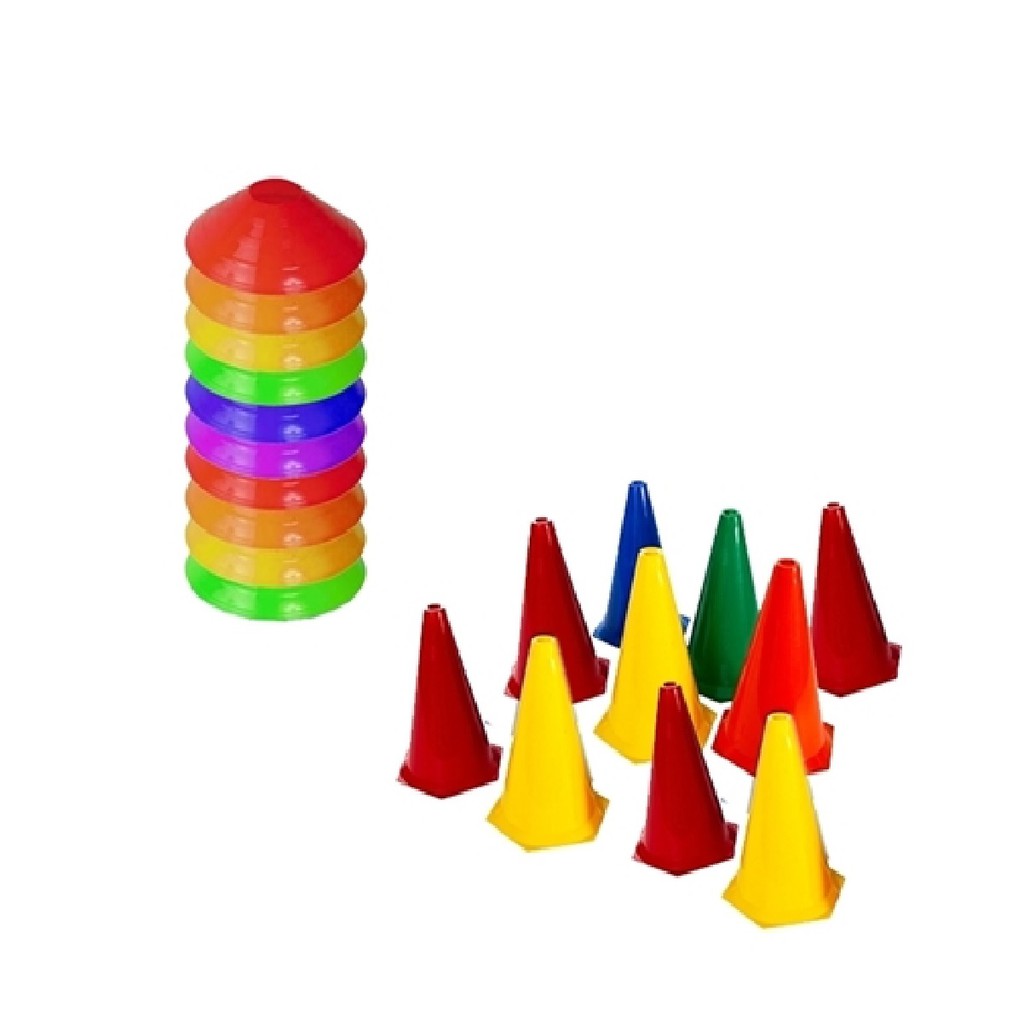 Kit 10 Cones + 10 Half Cone Funcional Rythmoon | Shopee Brasil