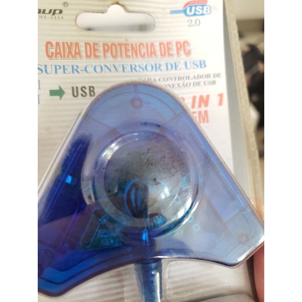Adaptador Usb - Controle Ps1 E Ps2 Para Pc Modelo ns-3454 | Shopee Brasil