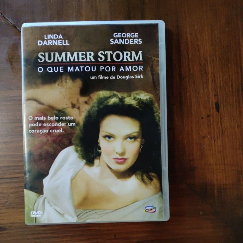 DVD Original Summer Storm o que Matou por Amor Linda Darnell George ...