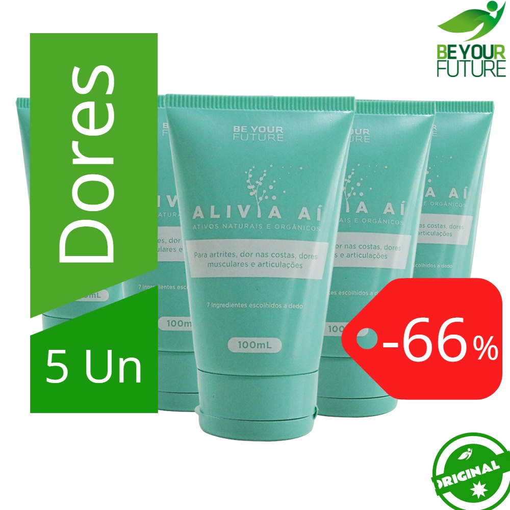 5 Un Pomada Alivia Aí Para Dores Musculares E Articulações 100ml (C1 ...