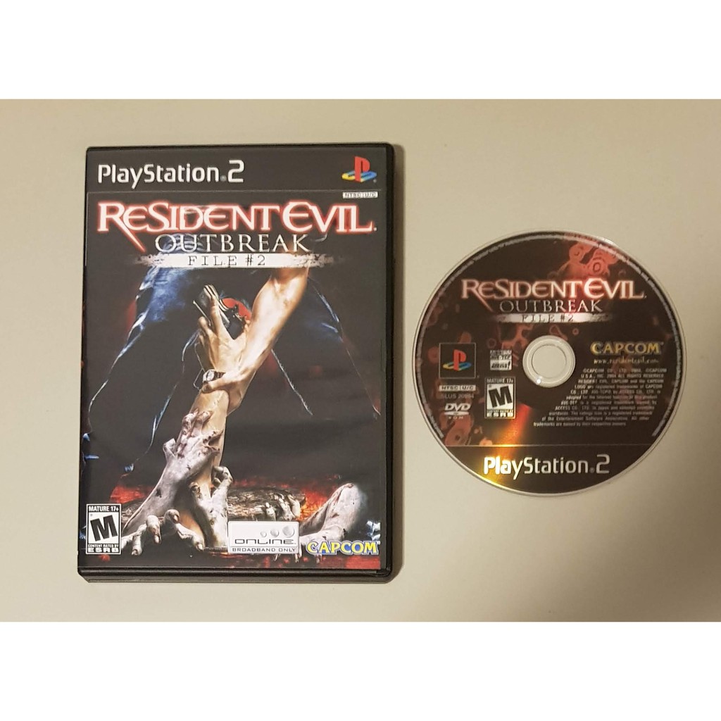 PS2 - Resident Evil Outbreak 2 File 2 - Leia a descrição | Shopee Brasil