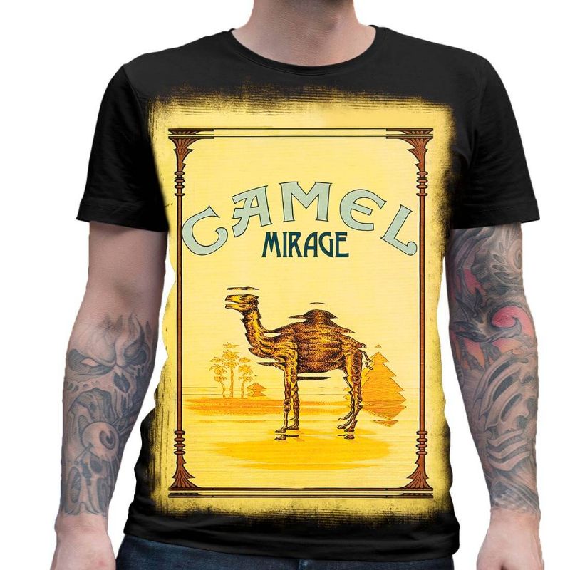 Camiseta Coleção Rock Band - Camel | Shopee Brasil