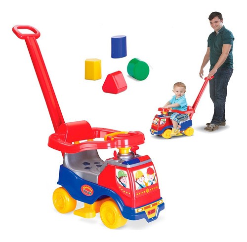 Totoka Plus Menino Triciclo Infantil Bebe C/ Empurrador Sons | Shopee ...
