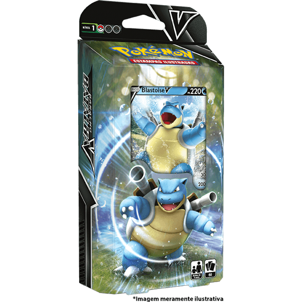 Pokémon Deck Blastoise V EE5 - Estilos de Batalha - Copag | Shopee Brasil