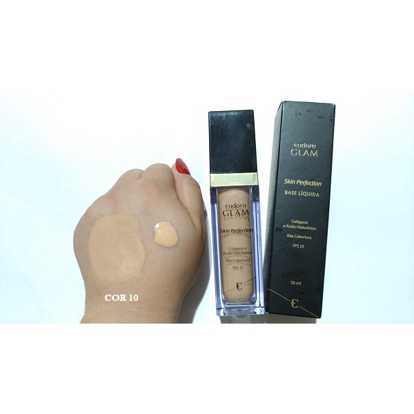 Base Líquida Glam Skin Perfection 30 ml Eudora | Shopee Brasil