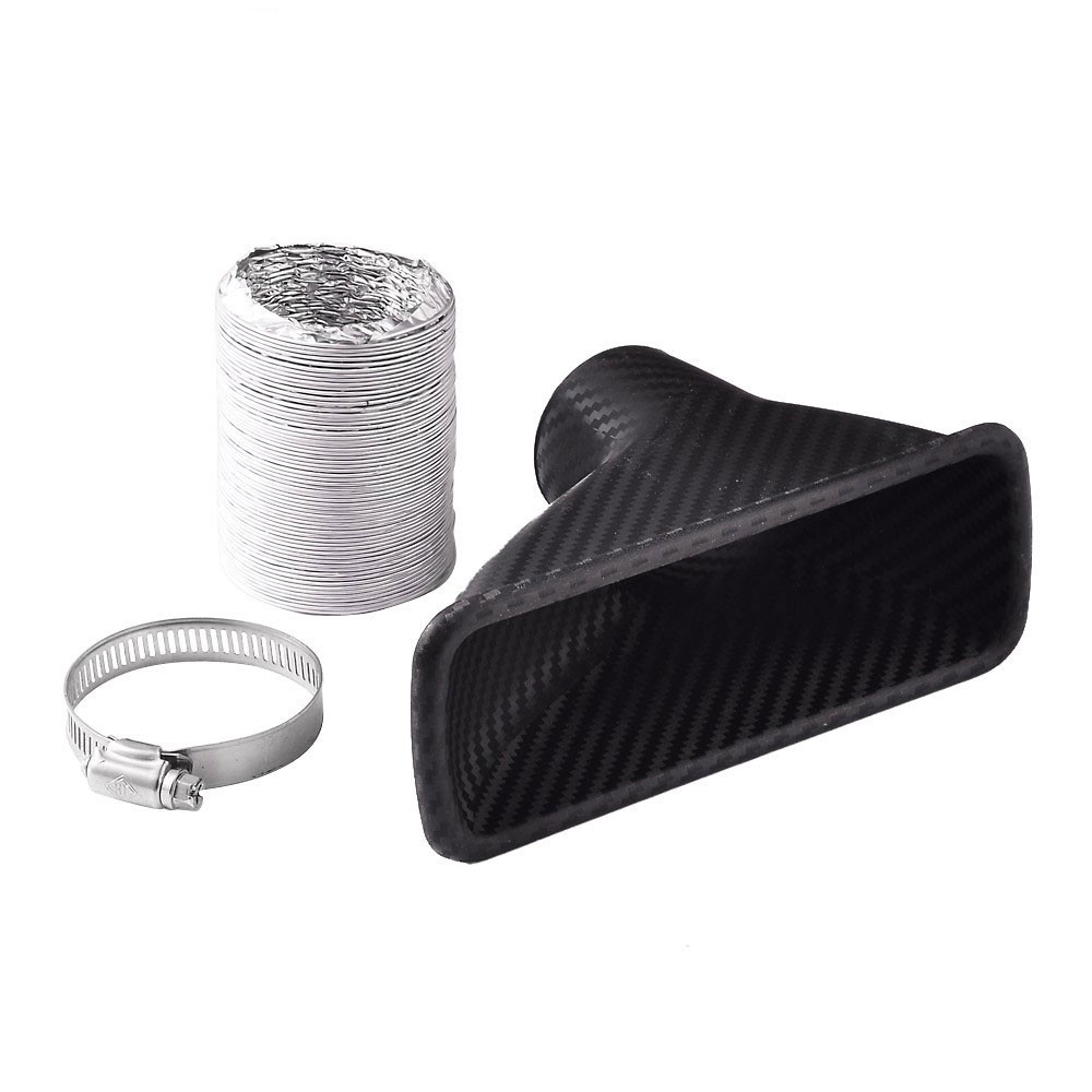 Carro Universal Front Bumper Turbo Air Intake Pipe Kit ABS Turbina ...