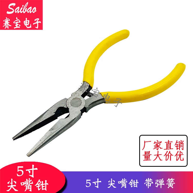 Alicate Para Bico De 166cm Com Mola De Corte De Diâmetro Tangente De Um Fio E Rosca Multi Trand